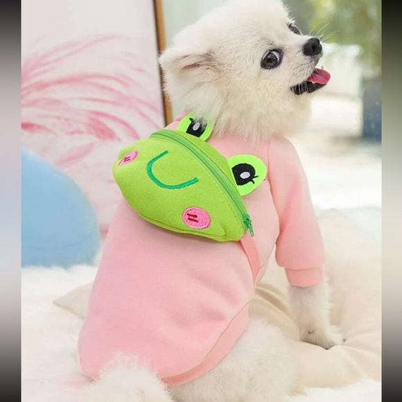 Dog | Pink Dog Sweater Wbackpack | Poshmark